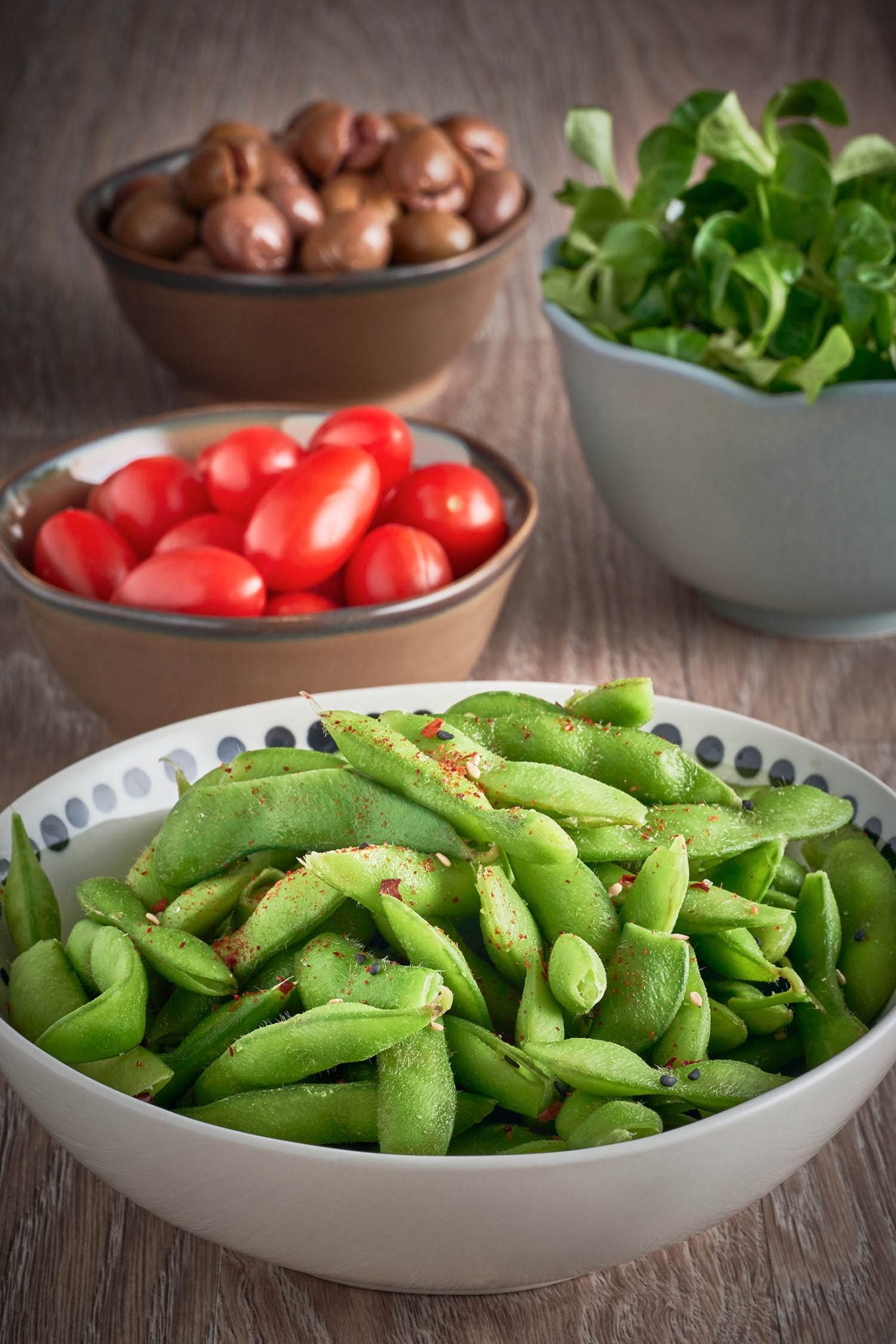 EDAMAME CON SAL Y CHILE | Create Recipes | Recetas para elaborar con tu ...