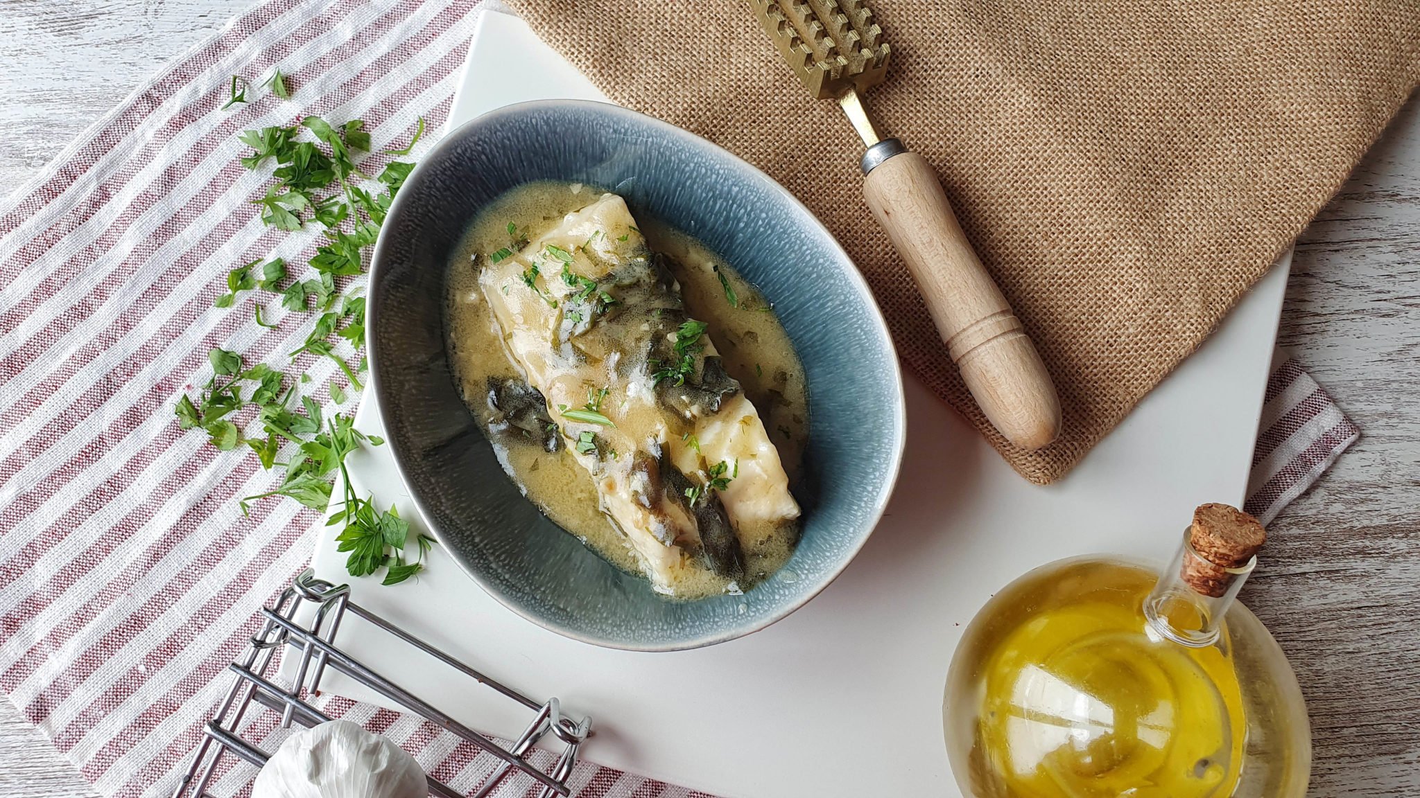 MERLUZA EN SALSA VERDE CON ALGAS | Create Recipes | Recetas para ...