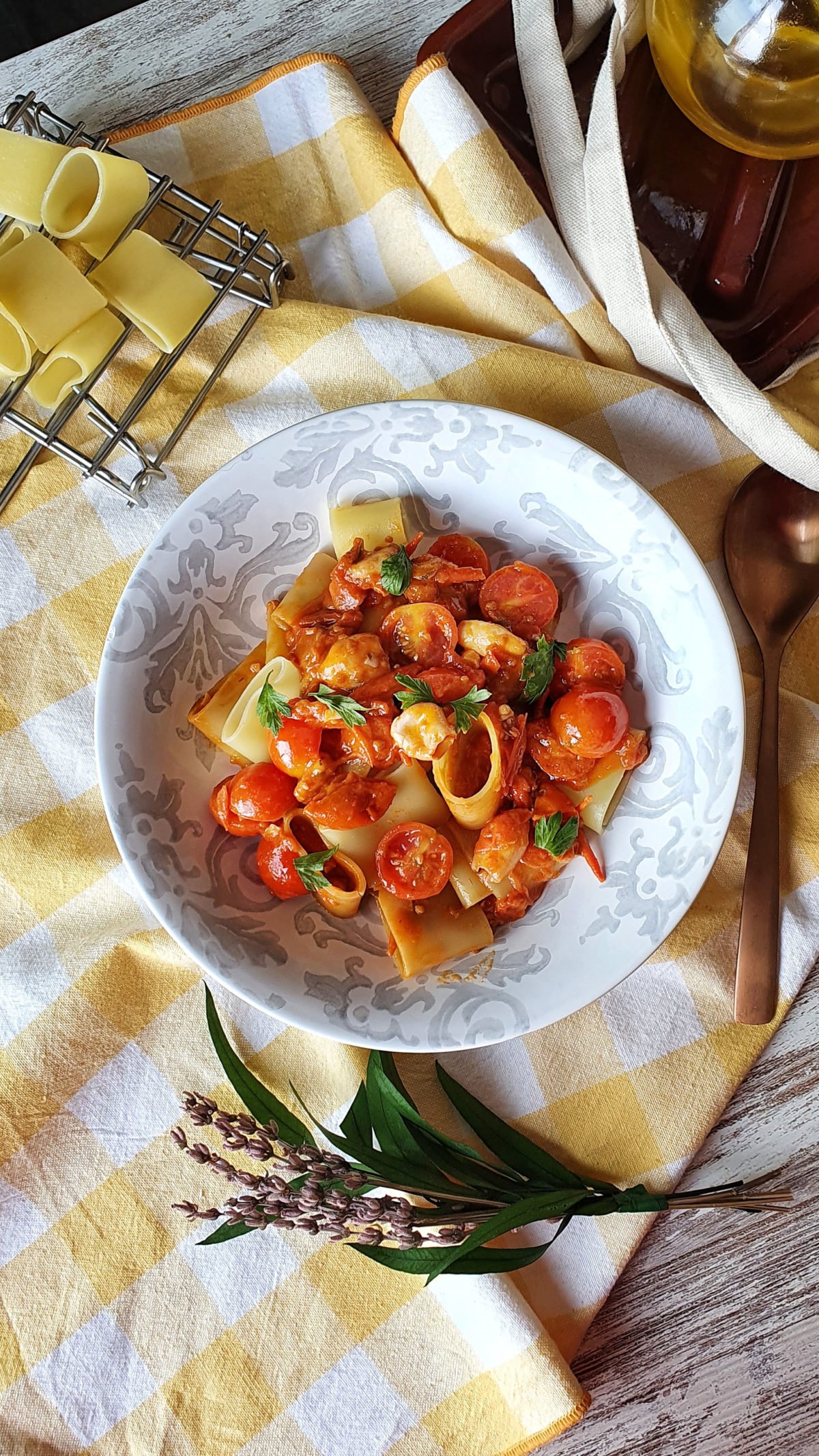 PASTA CALAMARATA | Create Recipes | Recetas para elaborar con tu Chefbot