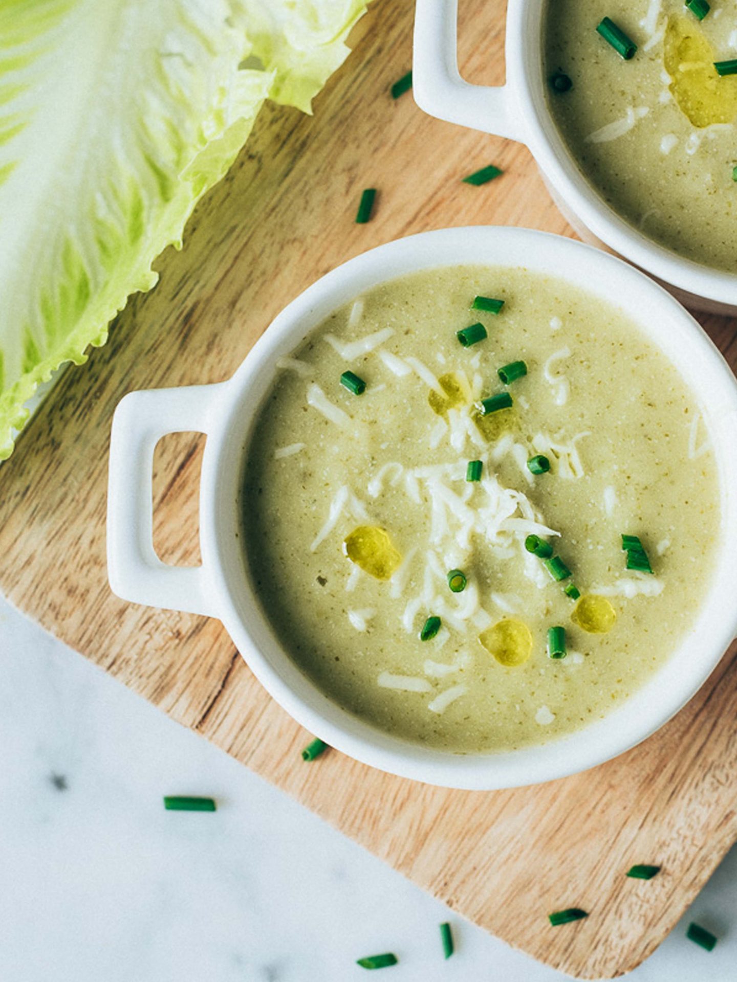 Crema de lechuga, patata y emmental | Create Recipes | Recetas para ...
