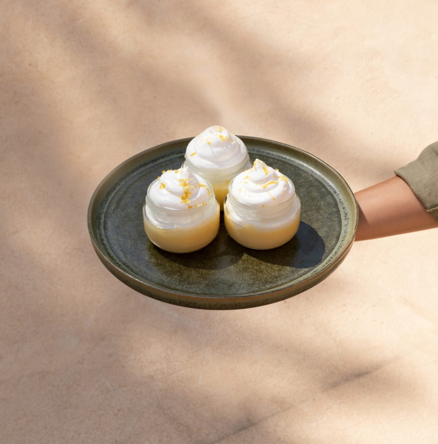 Lemon curt acompañado con merengue italiano | Create Recipes | Recetas ...