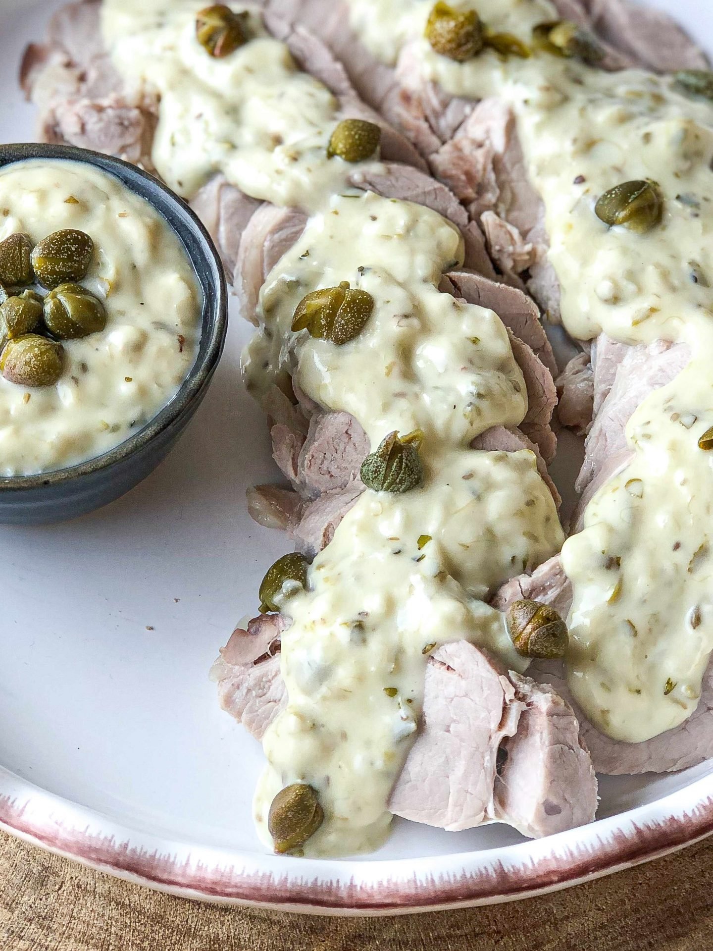 Solomillo al vapor con salsa de alcaparras | Create Recipes | Recetas ...