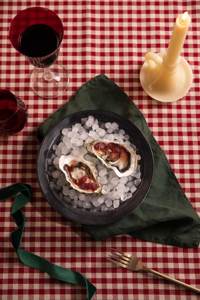 Oysters with red wine granita and lime | Create Recipes | Recipes to ...